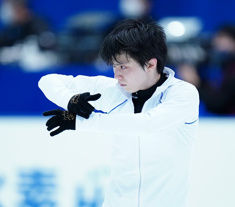 In Photos: Yuzuru Hanyu, other Japanese figure skaters warm up for ...