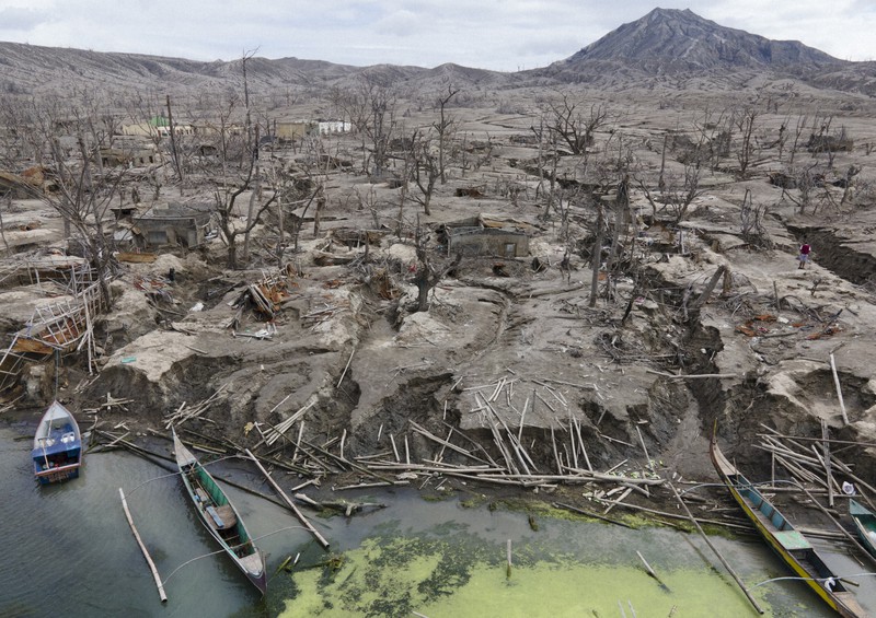 Only ash and shells of homes left on volcano isle in Philippines - The ...