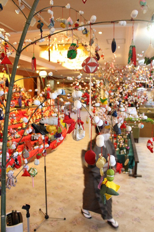 Colorful 'cocoon' ball display to brighten the mood held at hotel in ...