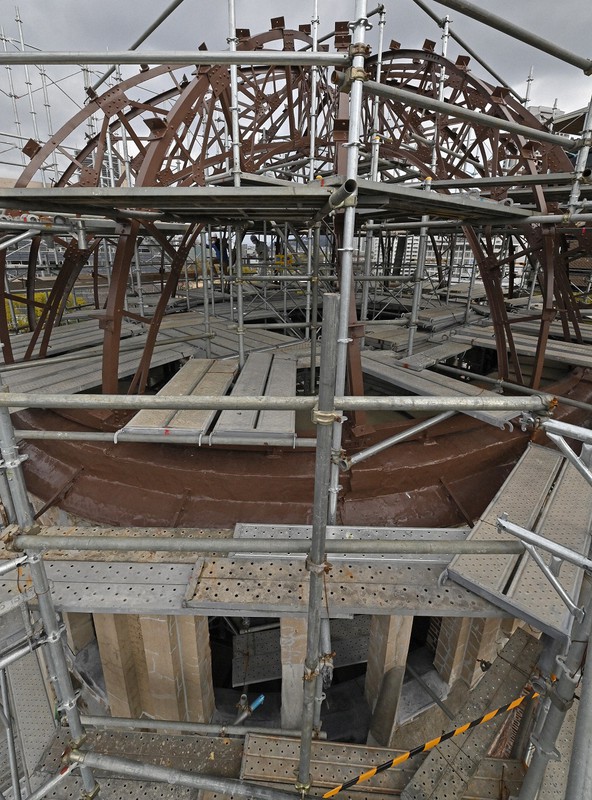 In Photos: Preservation work at Hiroshima's Atomic Bomb Dome - The Mainichi