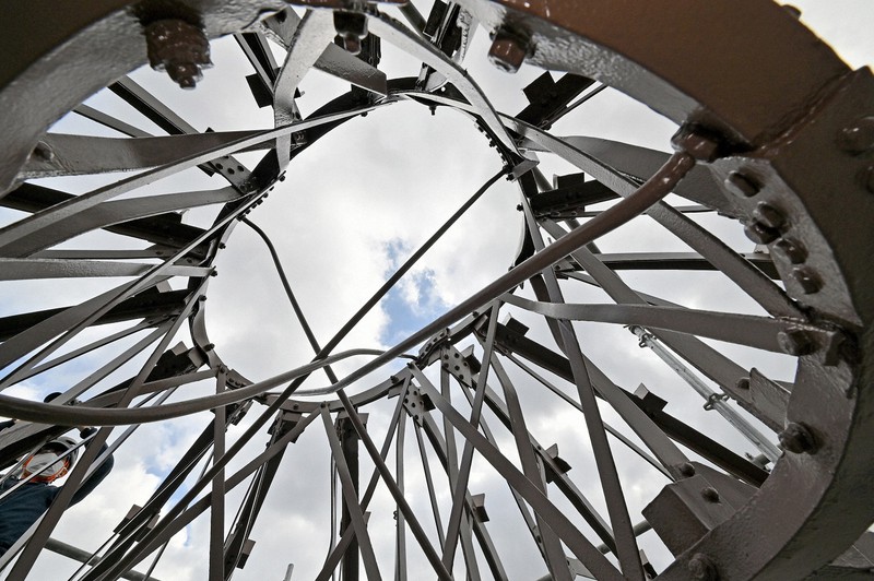 In Photos: Preservation work at Hiroshima's Atomic Bomb Dome - The Mainichi