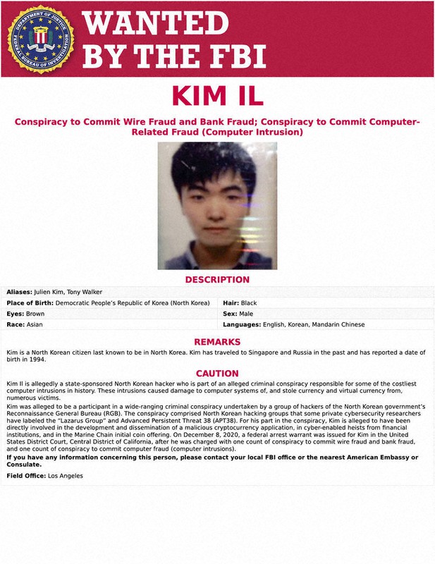 US charges North Korean computer programmers in global hacks - The Mainichi