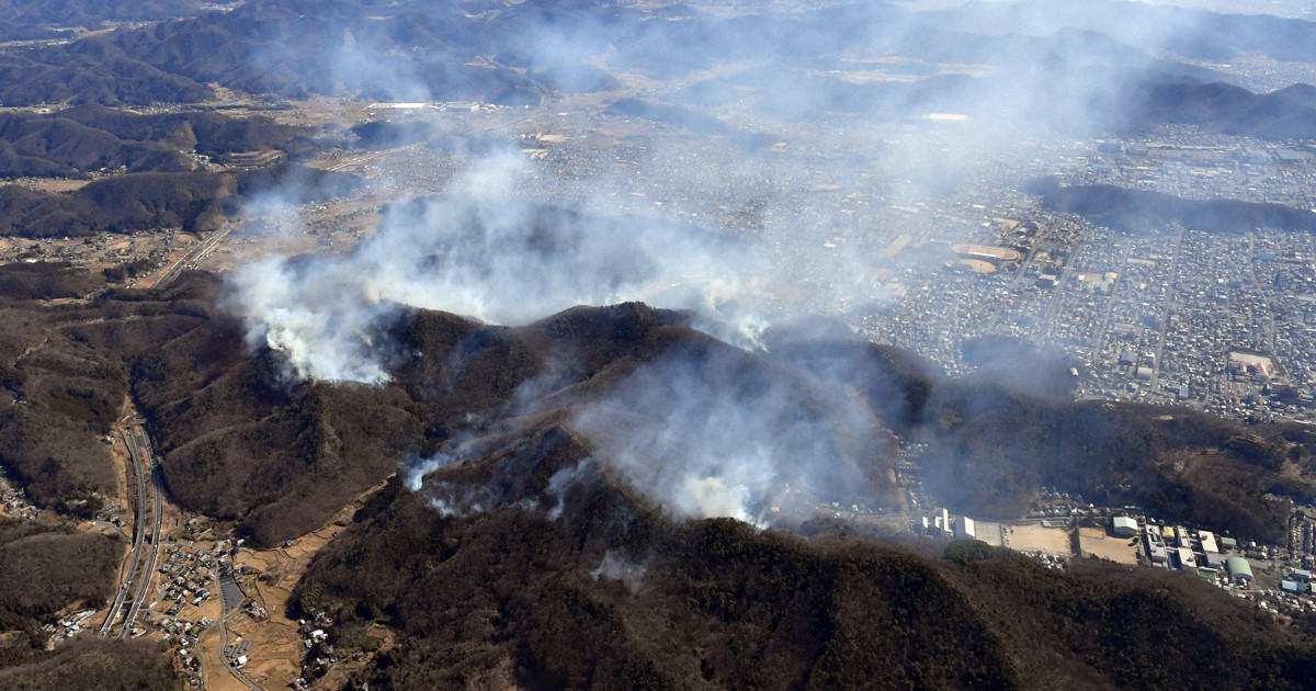 In Photos: Wildfire burns across more than 10 hectares of east Japan ...