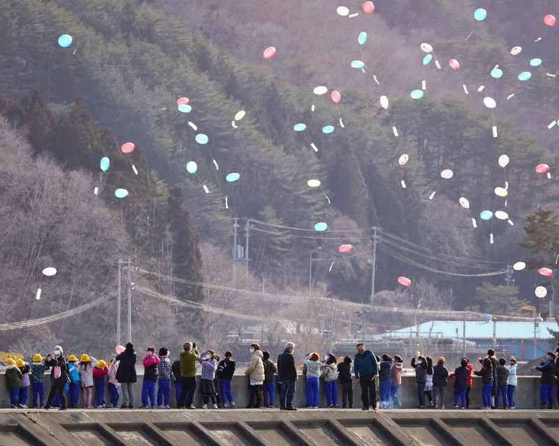 In Photos: Northeast Japan marks 10 years since 3.11 earthquake ...