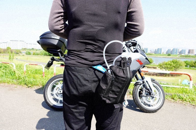 Osaka company develops 'helmet cooler' for motorcyclists in scorching ...