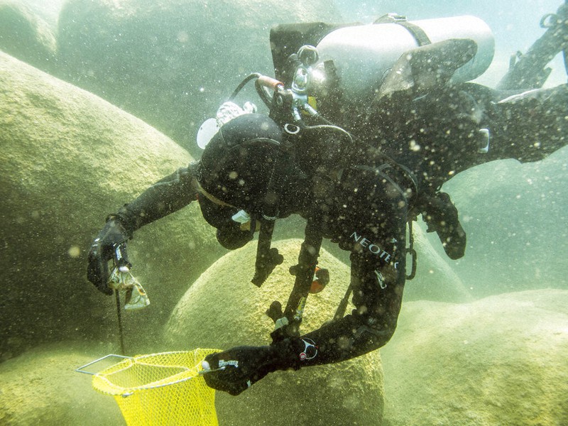 Scuba divers begin 6-month effort to rid Lake Tahoe of trash - The Mainichi