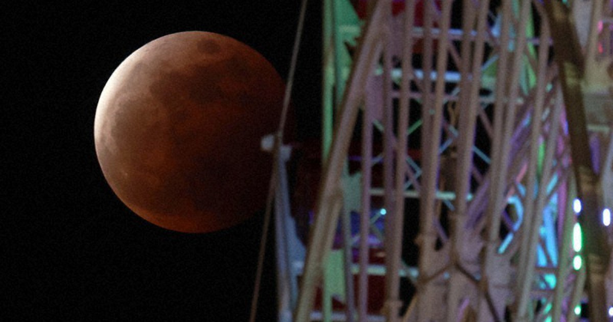 Total eclipse of super blood moon seen in northern Japan and Okinawa ...