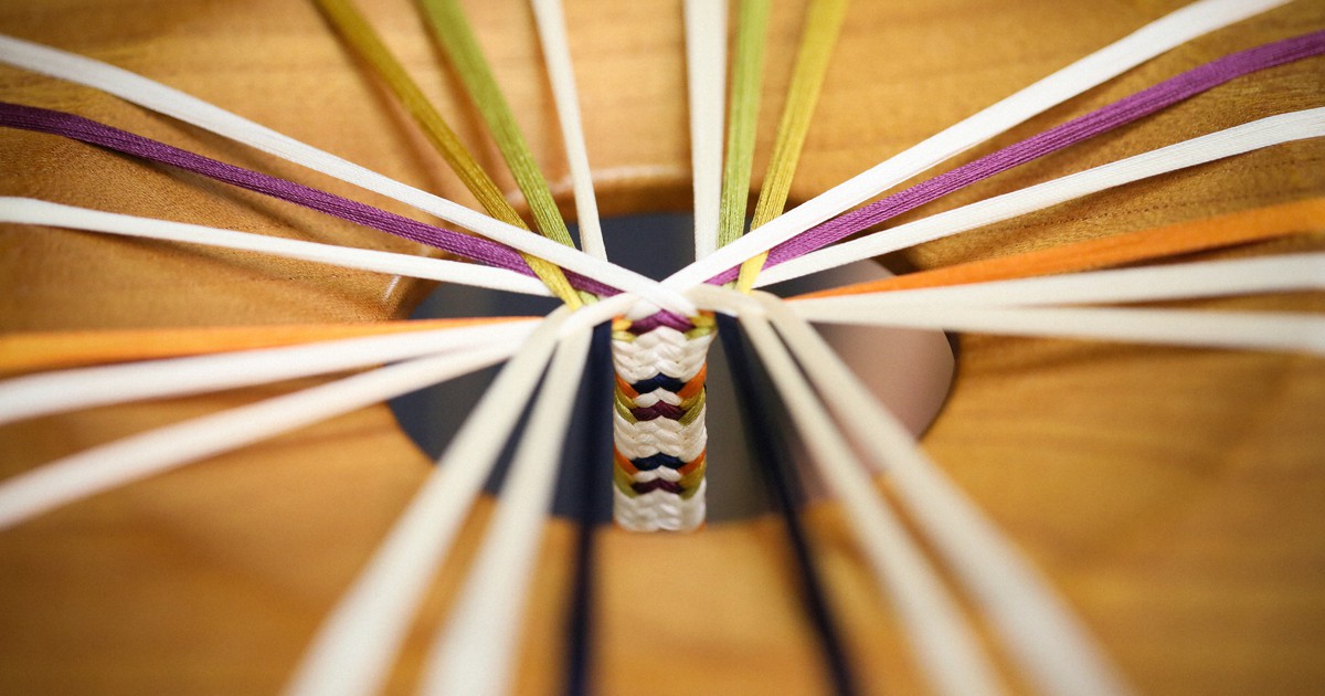 In Photos: Tokyo's traditional 'kumihimo' cord craft interlaces threads ...