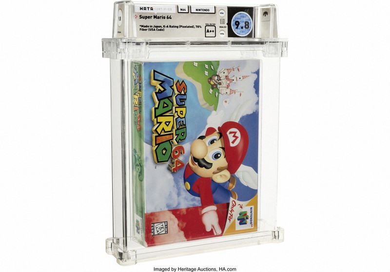 Unopened Super Mario 64 game from 1996 sells for $1.56M - The Mainichi