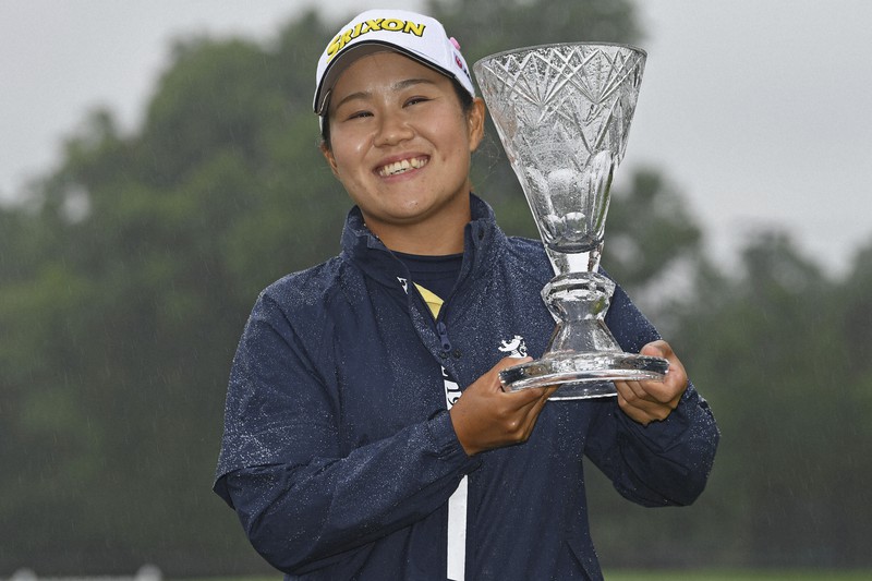 Golf: Nasa Hataoka declared winner as rain-soaked LPGA cut to 54 holes ...