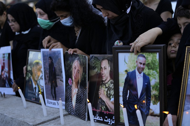 A year later, Beirut blast victims push leaders for justice - The Mainichi