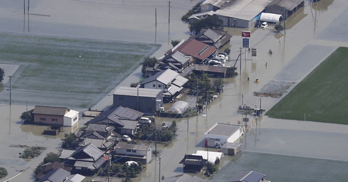 In Photos: Record heavy rains damage some 3,600 houses in wide areas of ...
