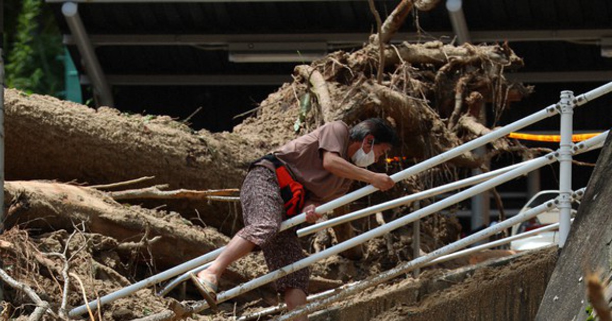 In Photos: Record heavy rains damage some 3,600 houses in wide areas of ...