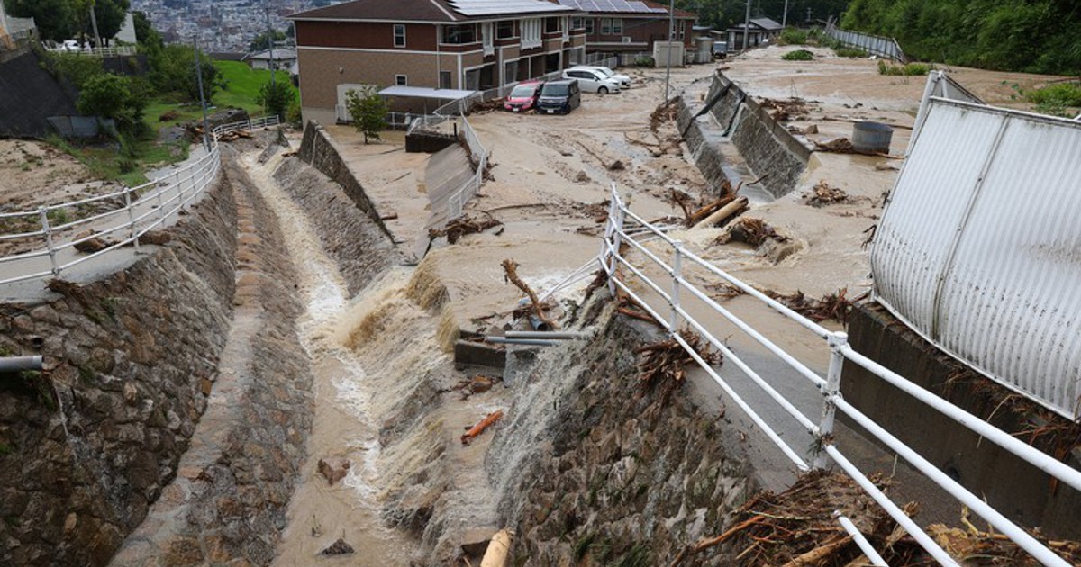 In Photos: Record heavy rains damage some 3,600 houses in wide areas of ...