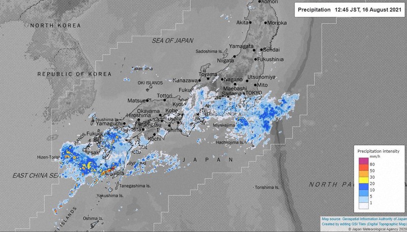 More heavy rain predicted for Kyushu, wide swath of Japan through Aug ...