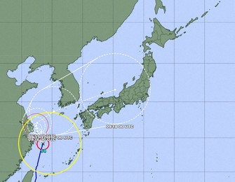 Typhoon Chanthu moving north in East China Sea, may approach west Japan ...