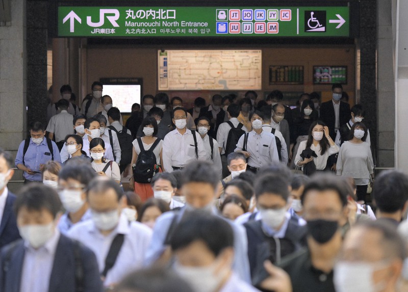 In Photos: Tokyo area hit by major transport delays day after strong ...