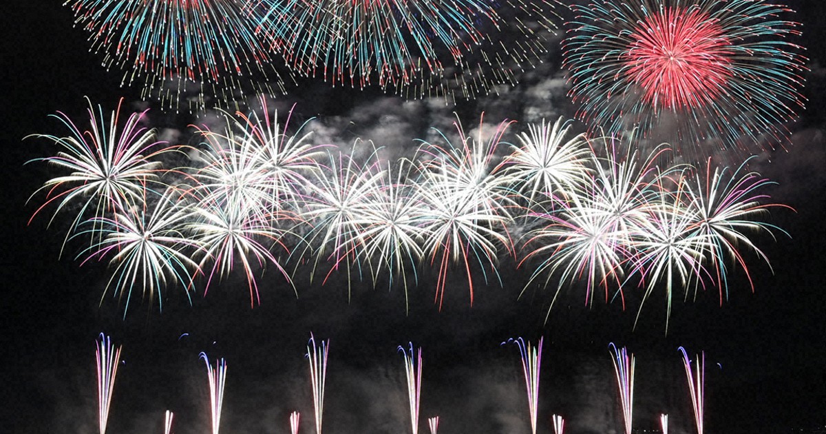 In Photos: Fireworks light up night sky in disaster-hit northeast Japan ...