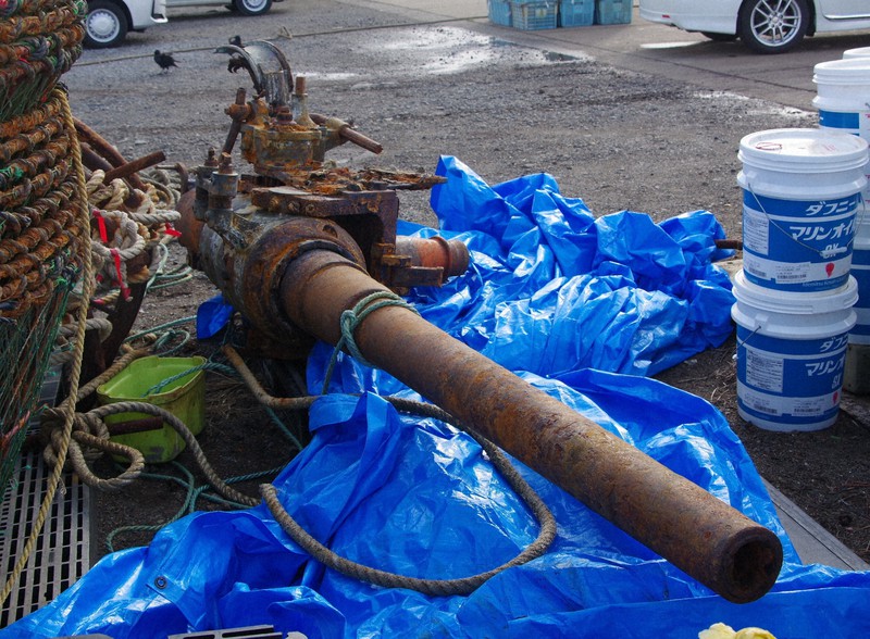 Probable Imperial Japanese Navy gun from 1900s salvaged off Hokkaido ...