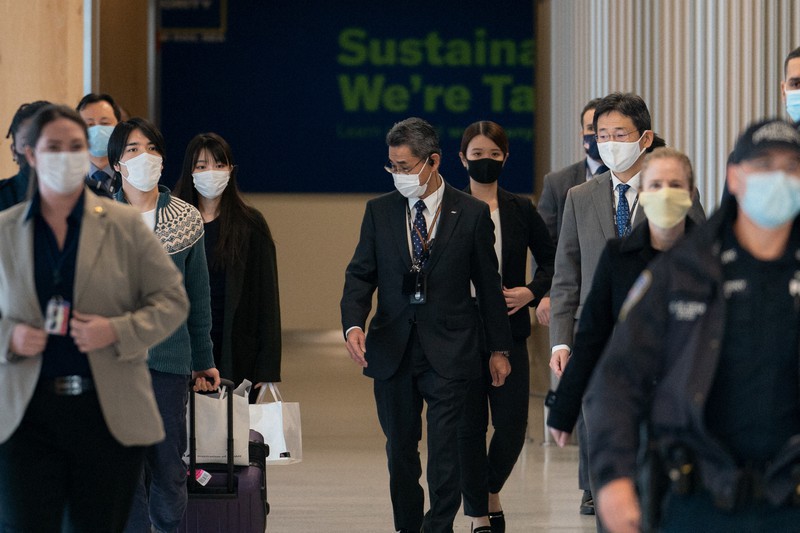 In Photos: Ex-Princess Mako, husband arrive in NY for new life - The ...