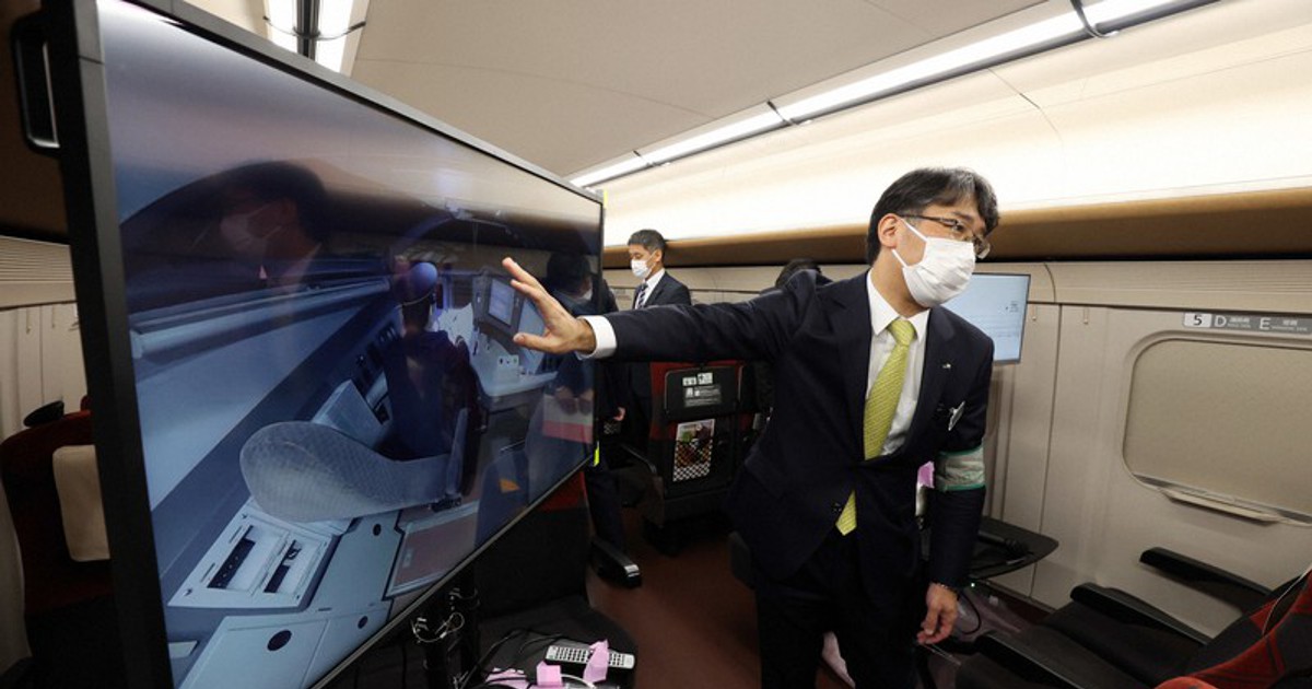 In Photos: Aboard an automated shinkansen bullet train test in Niigata ...