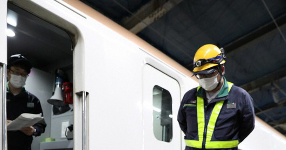 In Photos: Aboard an automated shinkansen bullet train test in Niigata ...