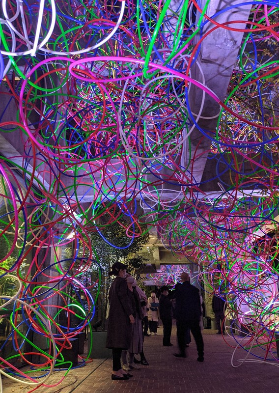 Art installation using 2,500 Hula-Hoops spins some wild visual fun in ...