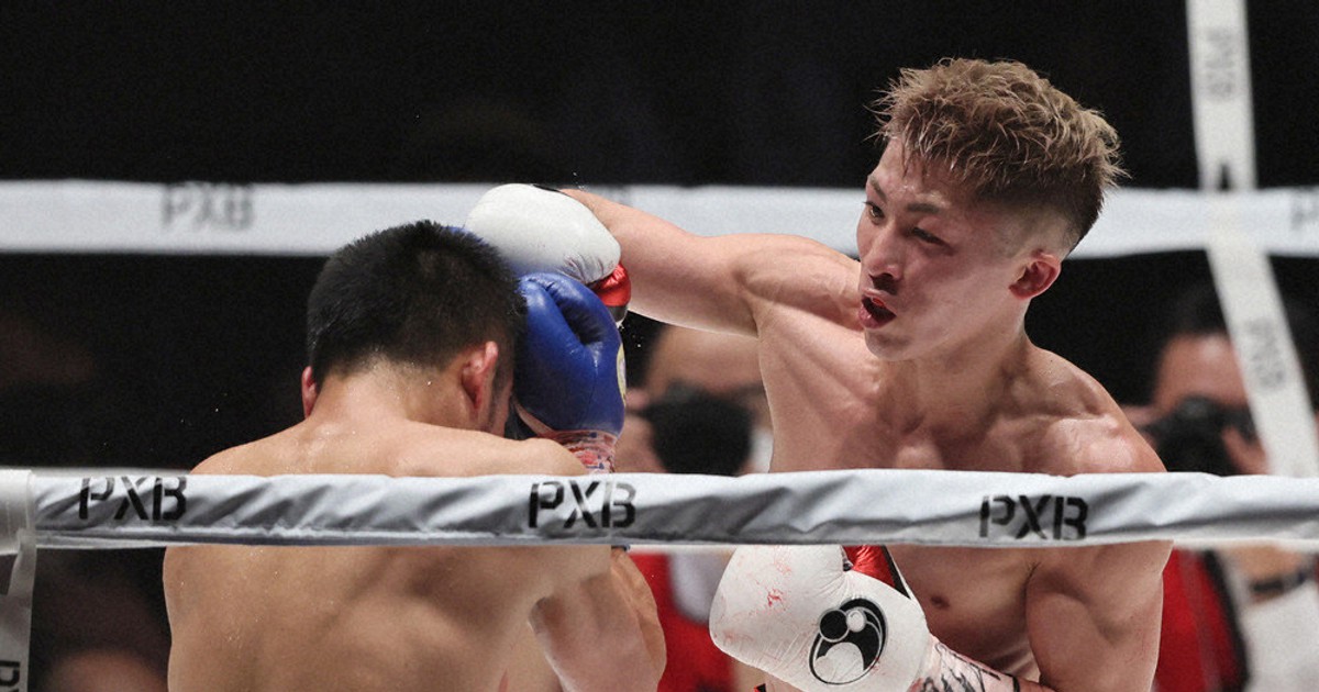 ボクシング 井上尚、世界戦17連勝 WBA6回目、IBF4回目防衛 | 毎日新聞