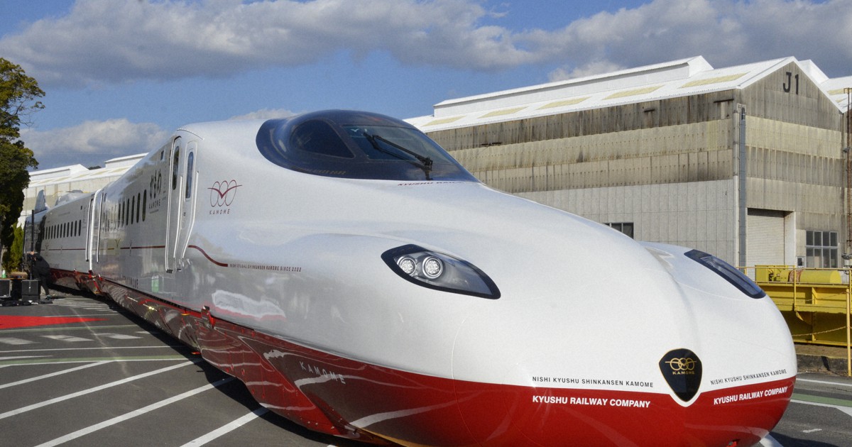 Bullet train cars to run on new Nagasaki route of Kyushu Shinkansen ...