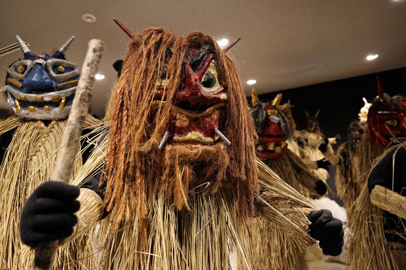 In Photos: Akita Pref. craftsman carves life into traditional demon ...