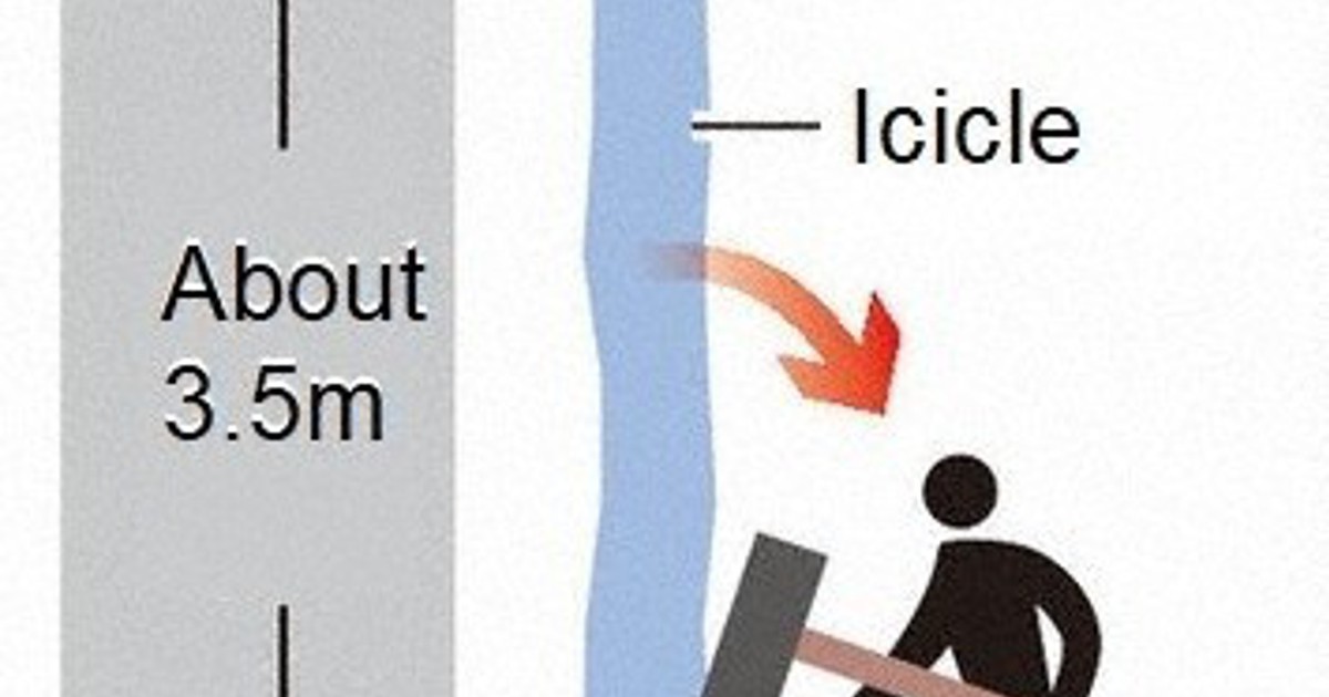 Death of worker under giant icicle in Nagano Pref. sparks calls for ...