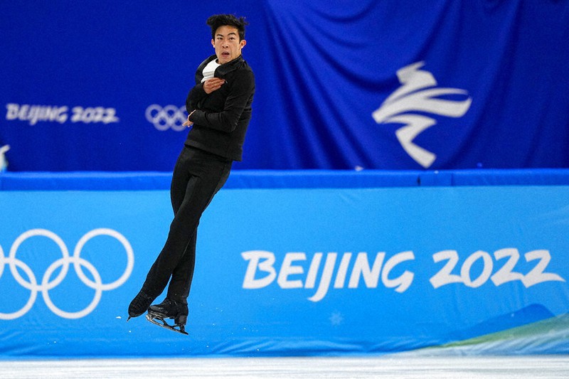 American skater Nathan Chen dazzles in his Olympic return - The Mainichi