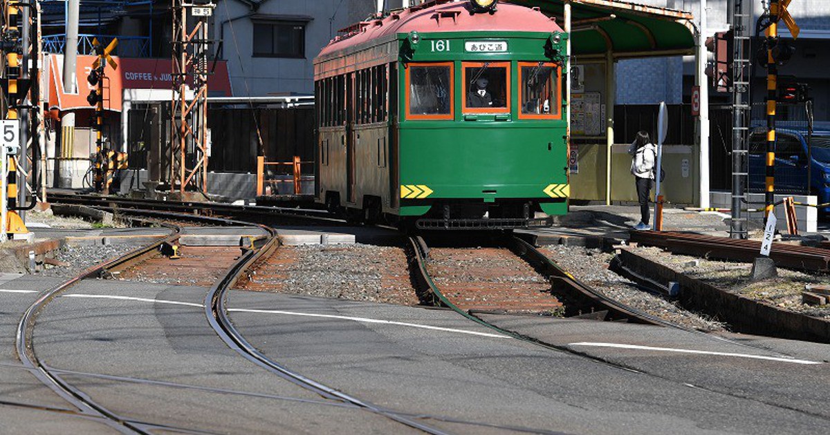 In Photos: Retro tram from 1928 still rattling, rolling in Osaka - The ...