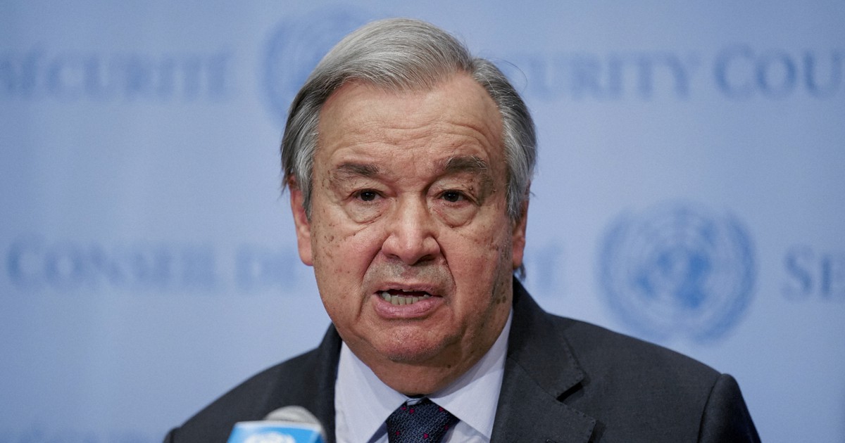 The Latest: UN chief: biggest global peace crisis in years - The Mainichi