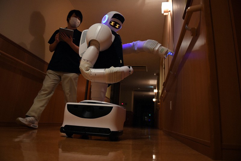 Care robot a 'night shift work friend' at Japanese nursing home - The ...