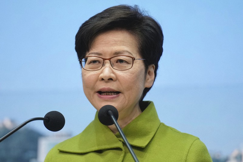 Hong Kong leader Lam won't seek new term after rocky 5 years - The Mainichi
