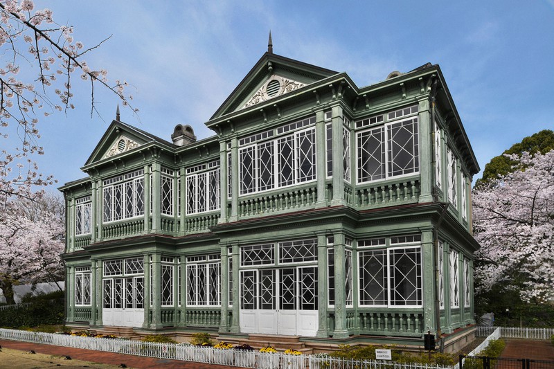 Retro Japan: Western-style Meiji-era house in Kobe decorated with ...