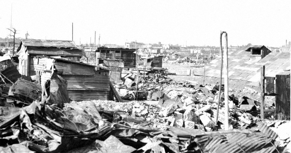 Japanese writer Katsumoto Saotome who documented WWII Tokyo firebombing ...