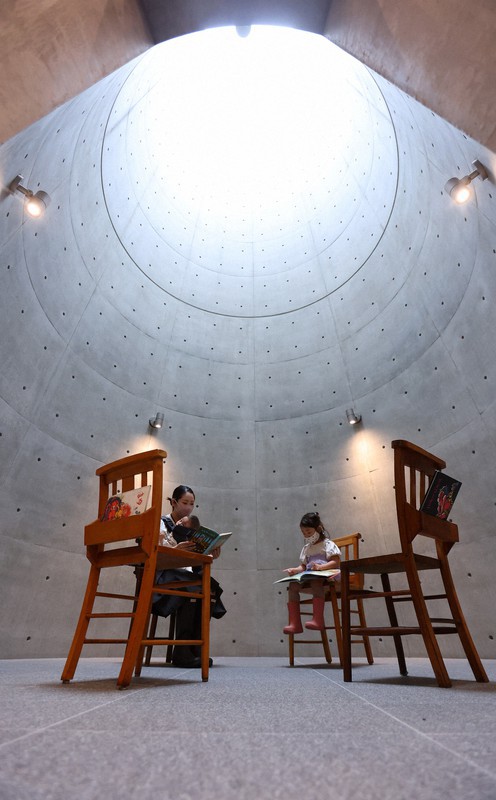 In Photos: Kobe's ‘Book Forest’ lets kids read titles anywhere - The ...