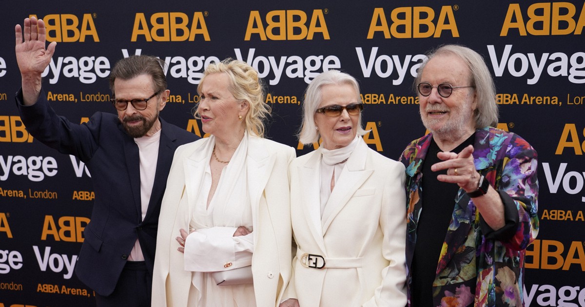 Stars and royalty watch ABBA's return in digital stage show - The Mainichi