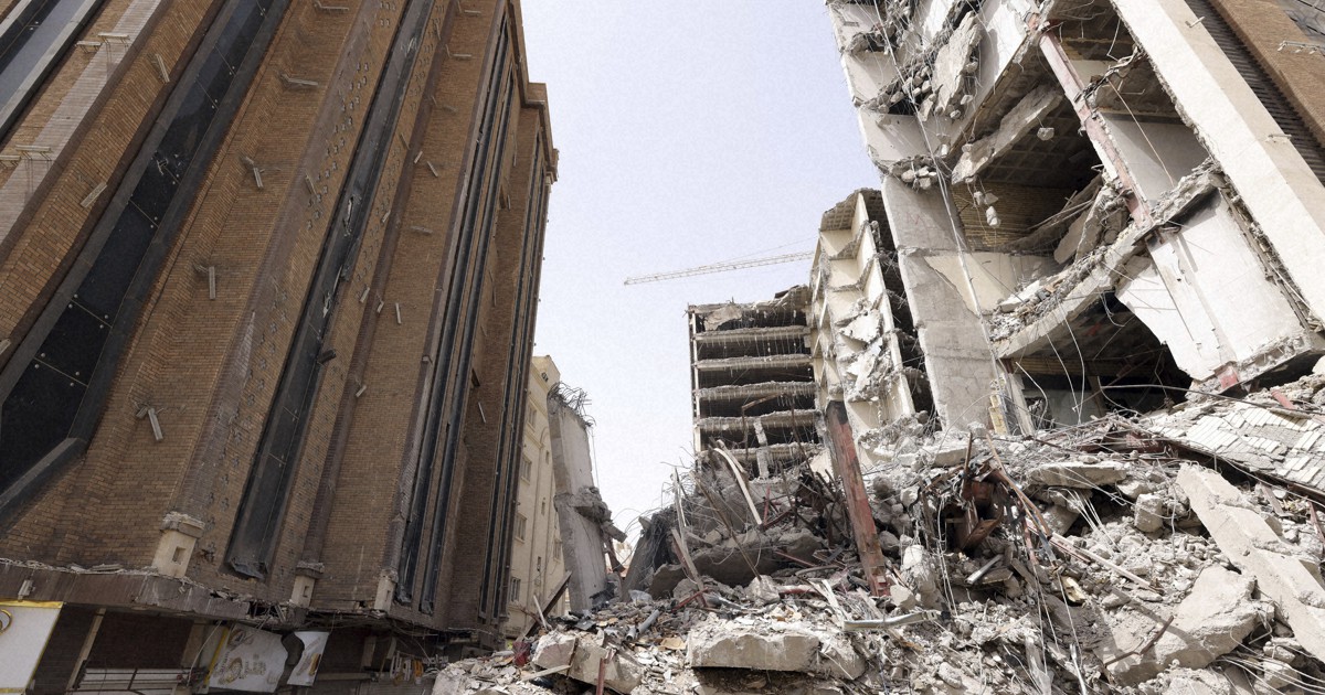 Death toll in Iran building collapse rises to 37 - The Mainichi