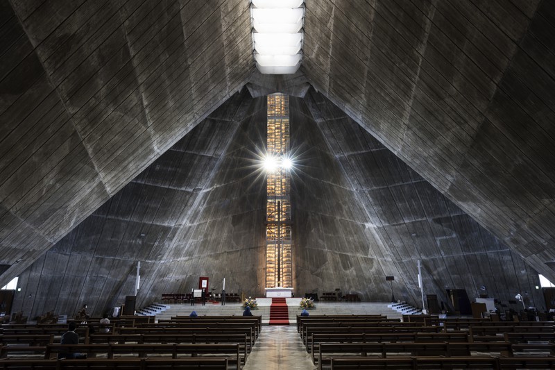 Retro Japan in Photos: St. Mary's cathedral in Tokyo finds value in ...