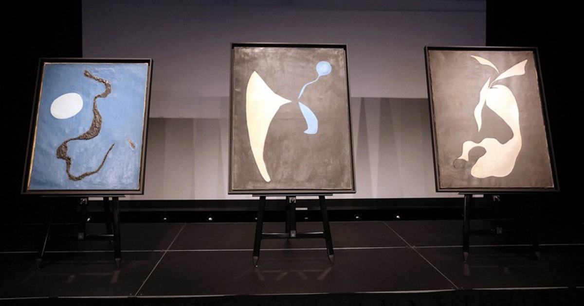 In Photos: 3 precious paintings by Taro Okamoto that were found in ...