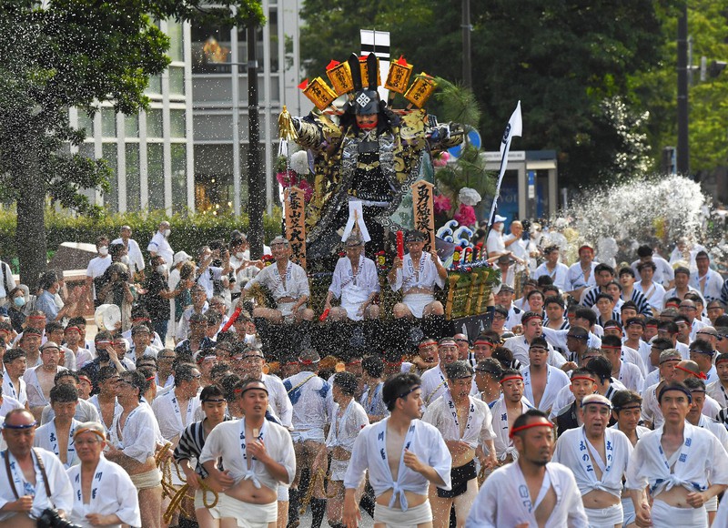 In Photos: Brilliant floats make triumphant return to Hakata Gion ...