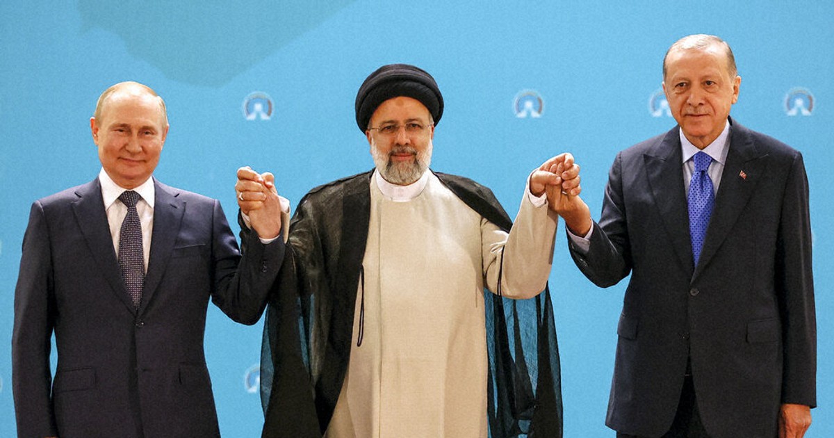 Putin, in Tehran, gets strong support from Iran over Ukraine - The Mainichi