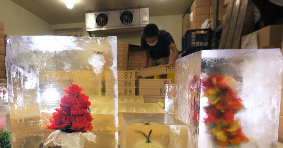 In Photos: 'Ice flowers' flourishing as Japan seeks to beat summer heat ...
