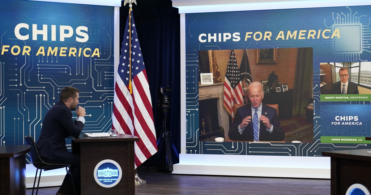 US Congress OKs bill to aid computer chip firms, counter China - The ...
