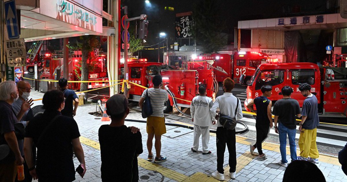 In Photos: Fire rages at beloved marketplace in southwest Japan - The ...