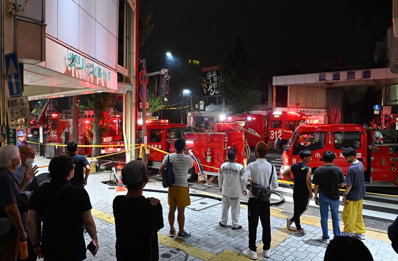 In Photos: Fire rages at beloved marketplace in southwest Japan - The ...