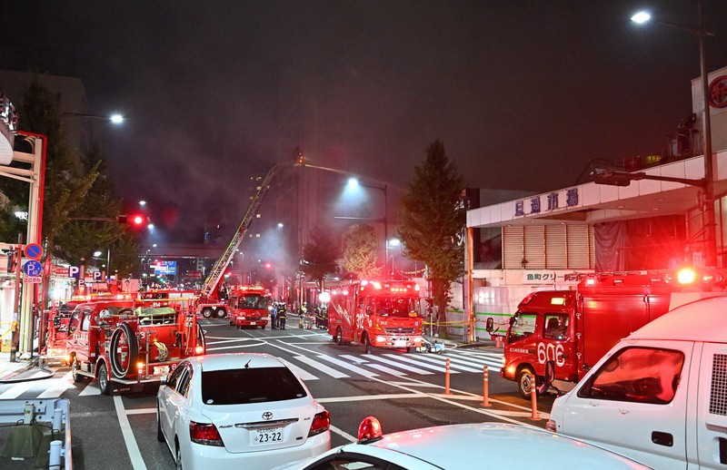 In Photos: Fire rages at beloved marketplace in southwest Japan - The ...